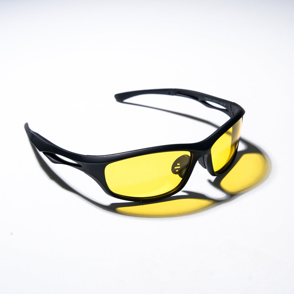 Chokore Ultra Glare Guard Sunglasses (Black & Yellow)