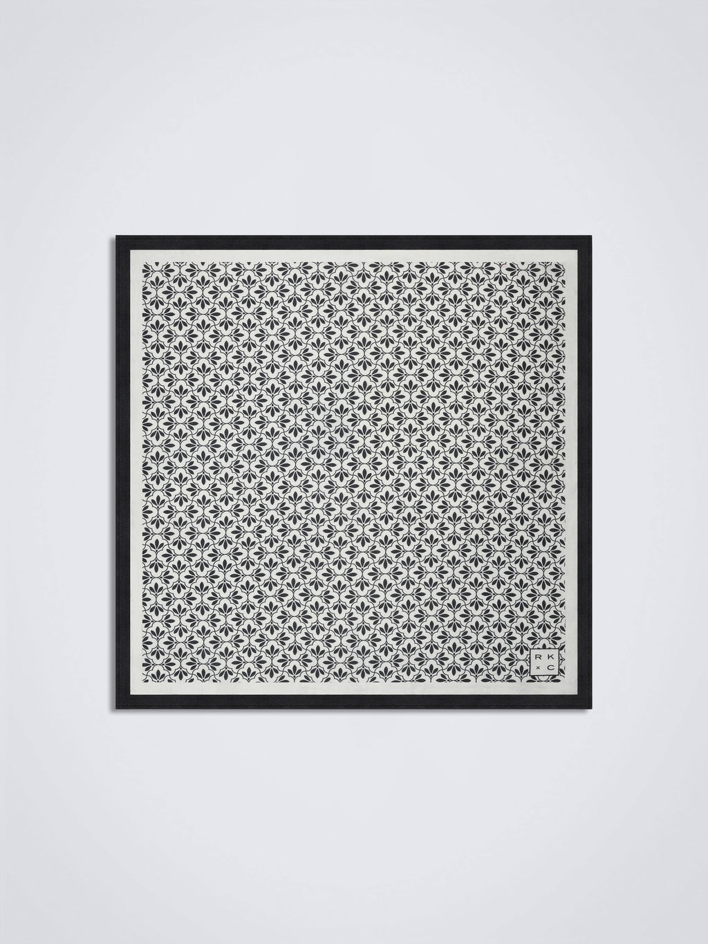 Jaali Good (Black) - Pocket Square