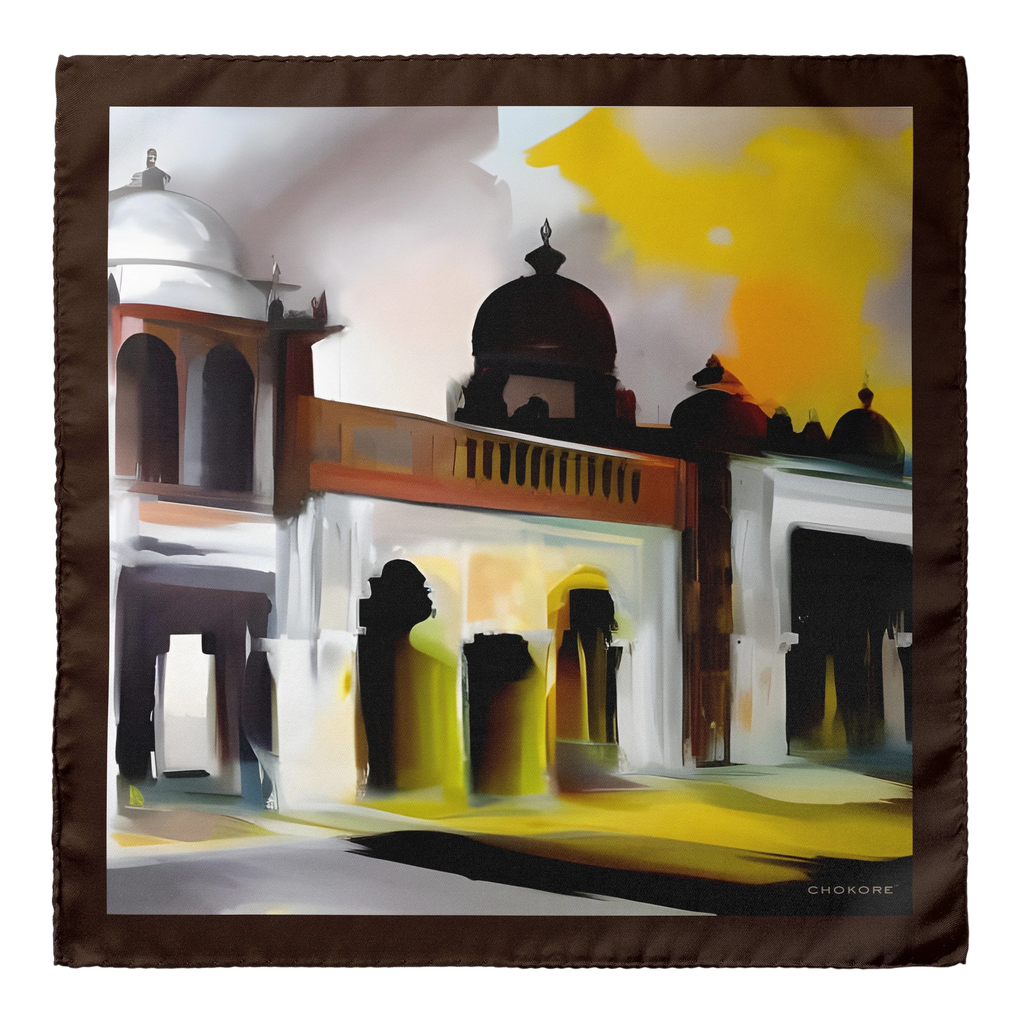 Lucknow Pocket Square From Chokore Arte Collection